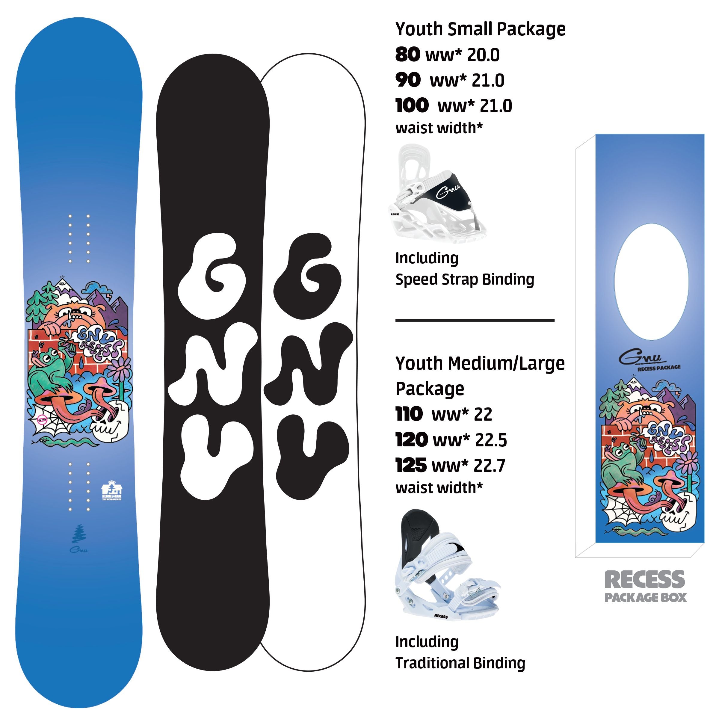 GNU Recess Package - Youth 2026 – WWS Boardshop